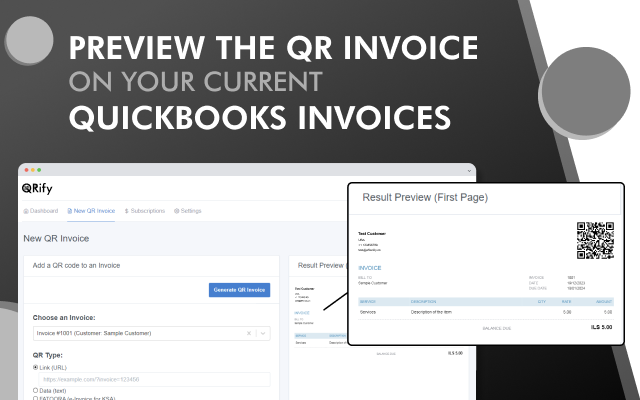 Connect QRify: Add QR Codes To Invoices with QuickBooks Online | Intuit