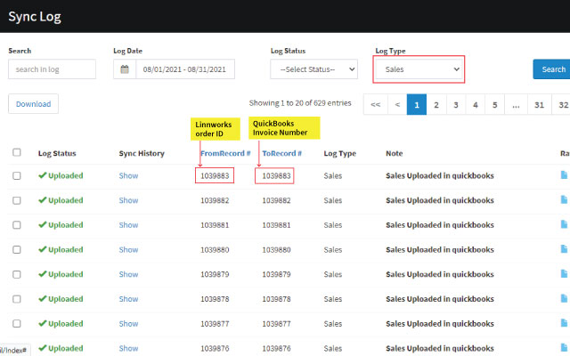 Connect Linnworks connector by SyncTools with QuickBooks Online - Intuit
