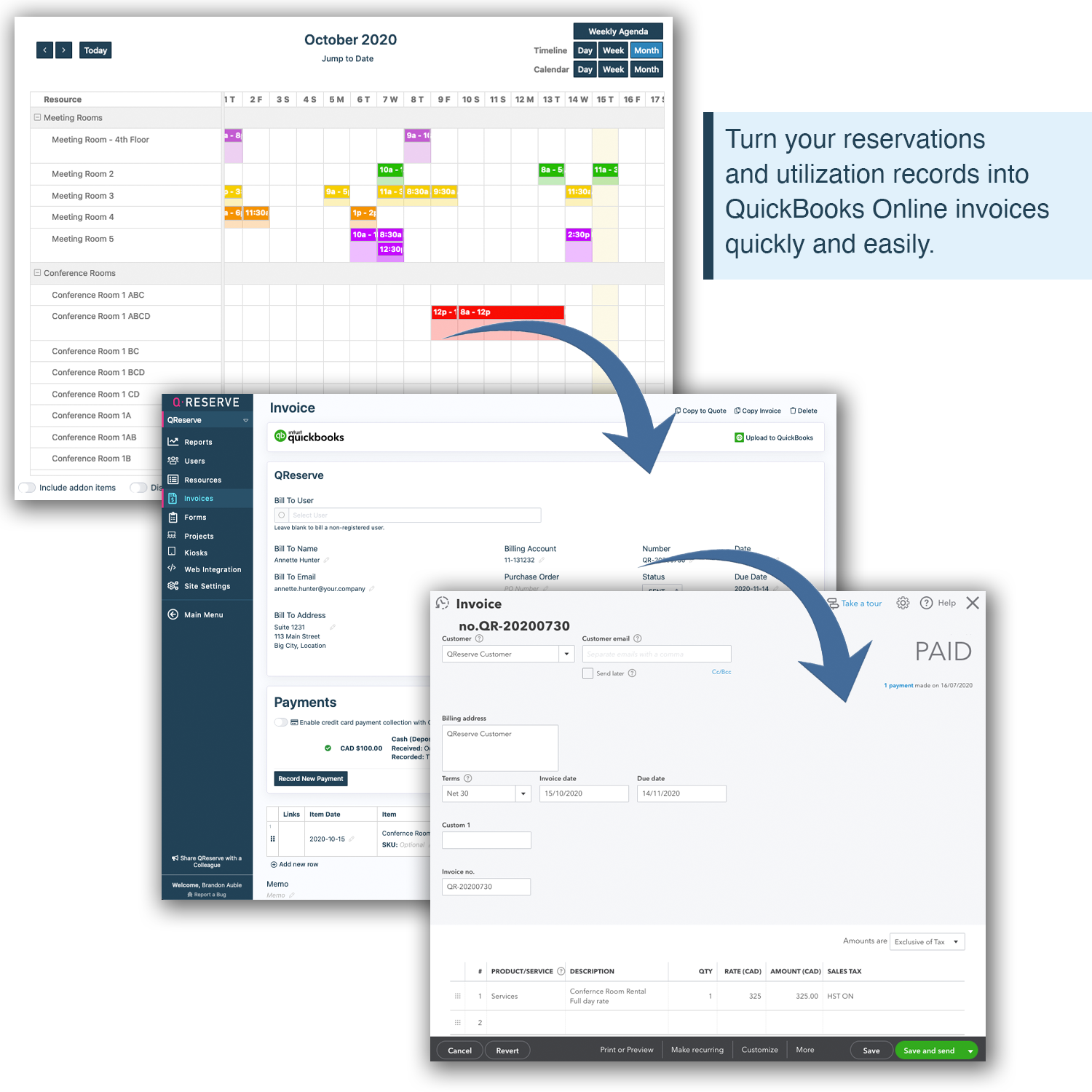 Connect QReserve with QuickBooks Online - Intuit