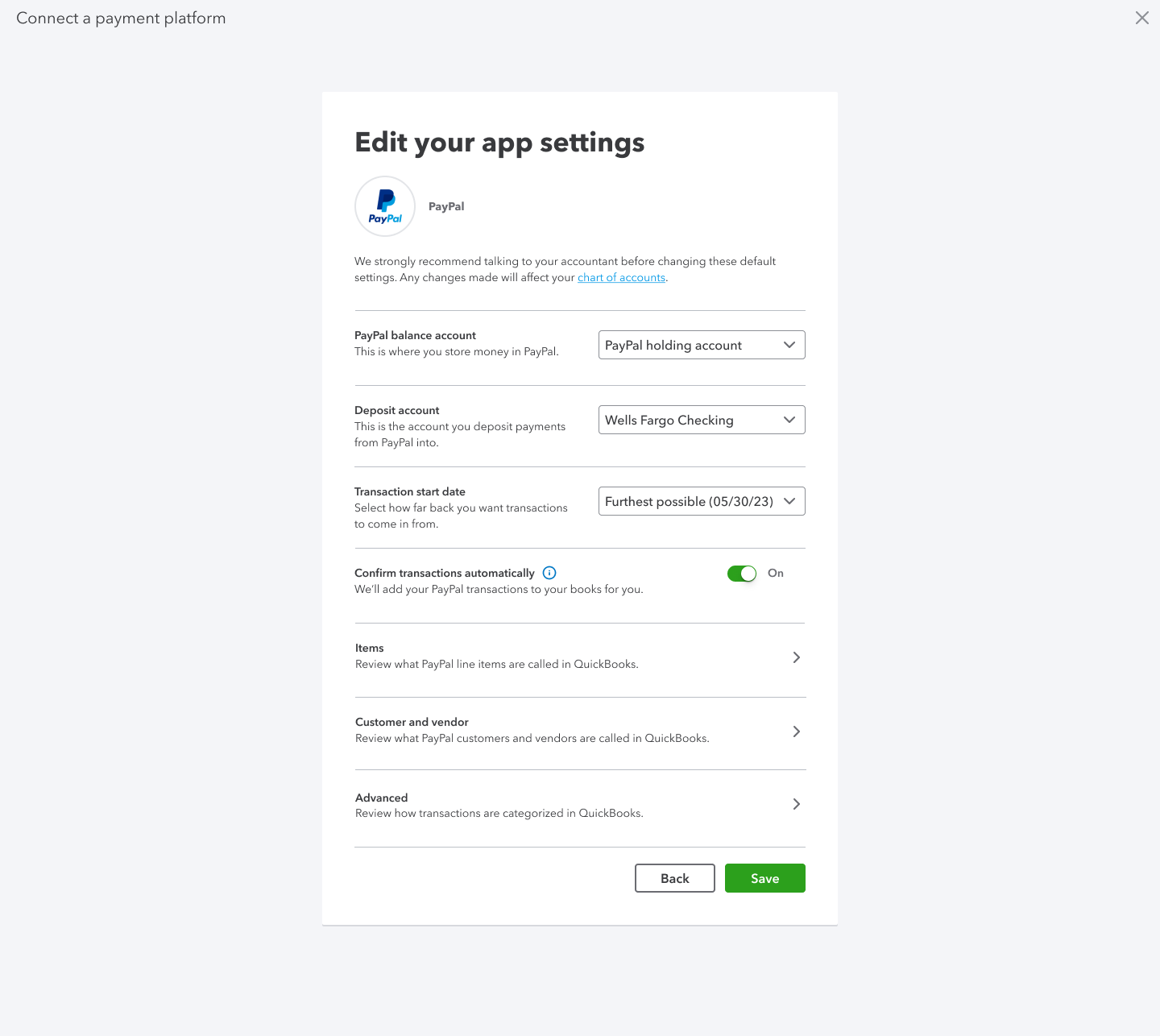 Connect PayPal Connector by QuickBooks with QuickBooks Online | Intuit