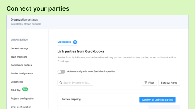 Connect TrustLayer with QuickBooks Online | Intuit
