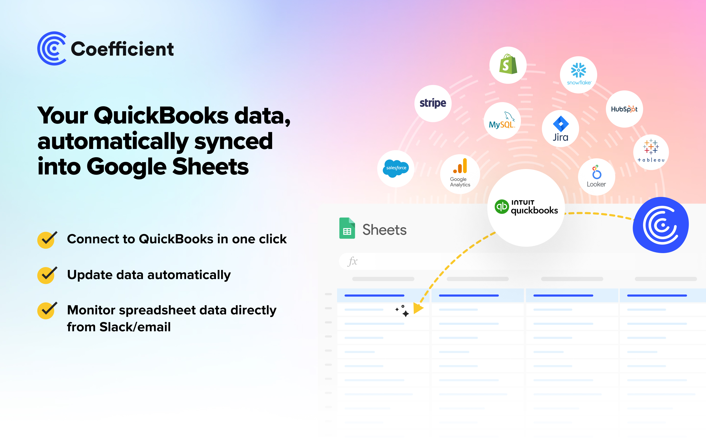 Connect Coefficient Data Connector for Google Sheets & Excel with ...