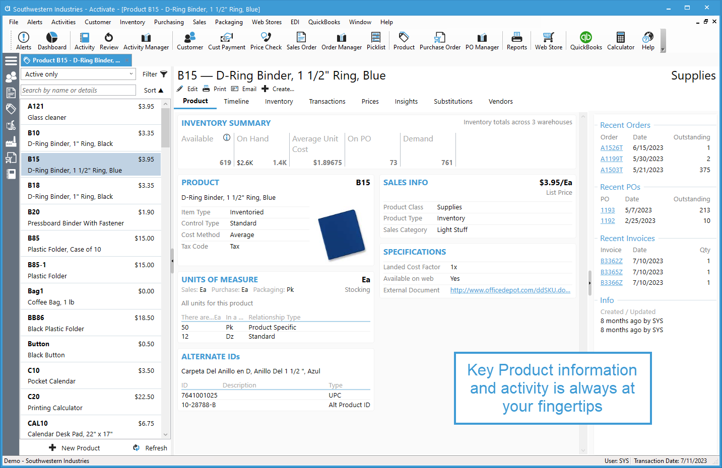 Connect Acctivate Inventory Management with QuickBooks Online | Intuit