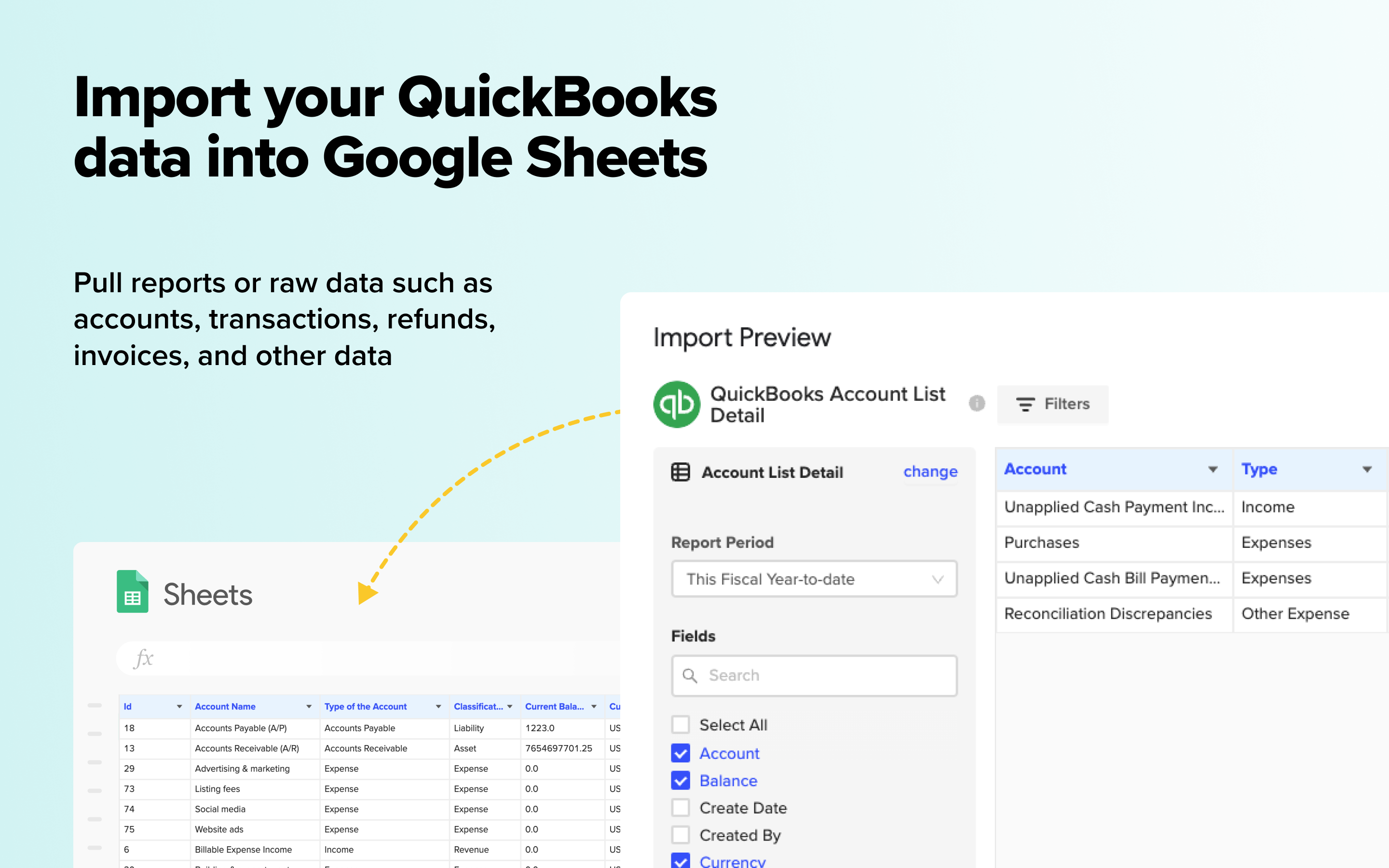 Connect Coefficient Data Connector for Google Sheets & Excel with QuickBooks Online | Intuit