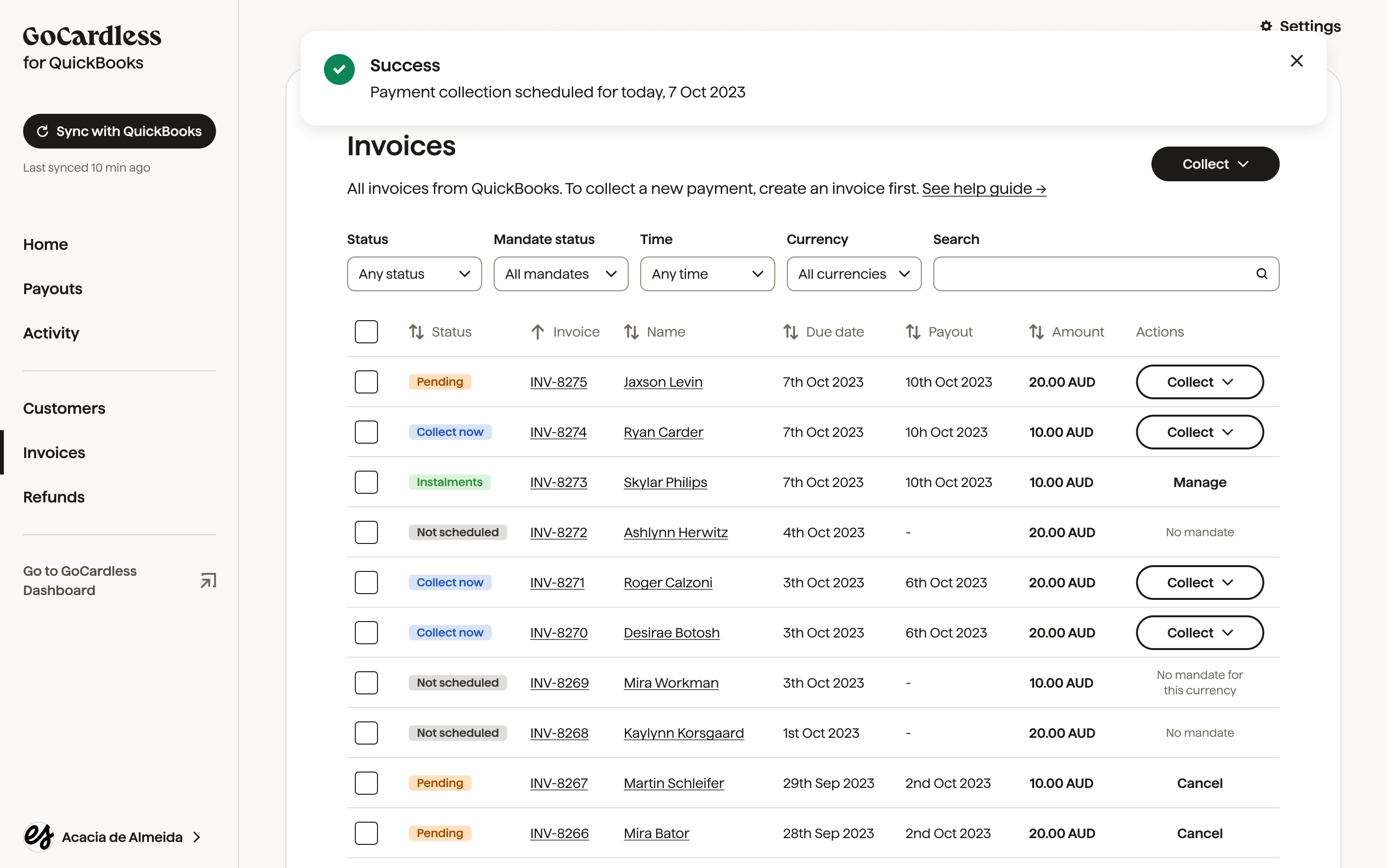 Connect GoCardless for QuickBooks with QuickBooks Online | Intuit