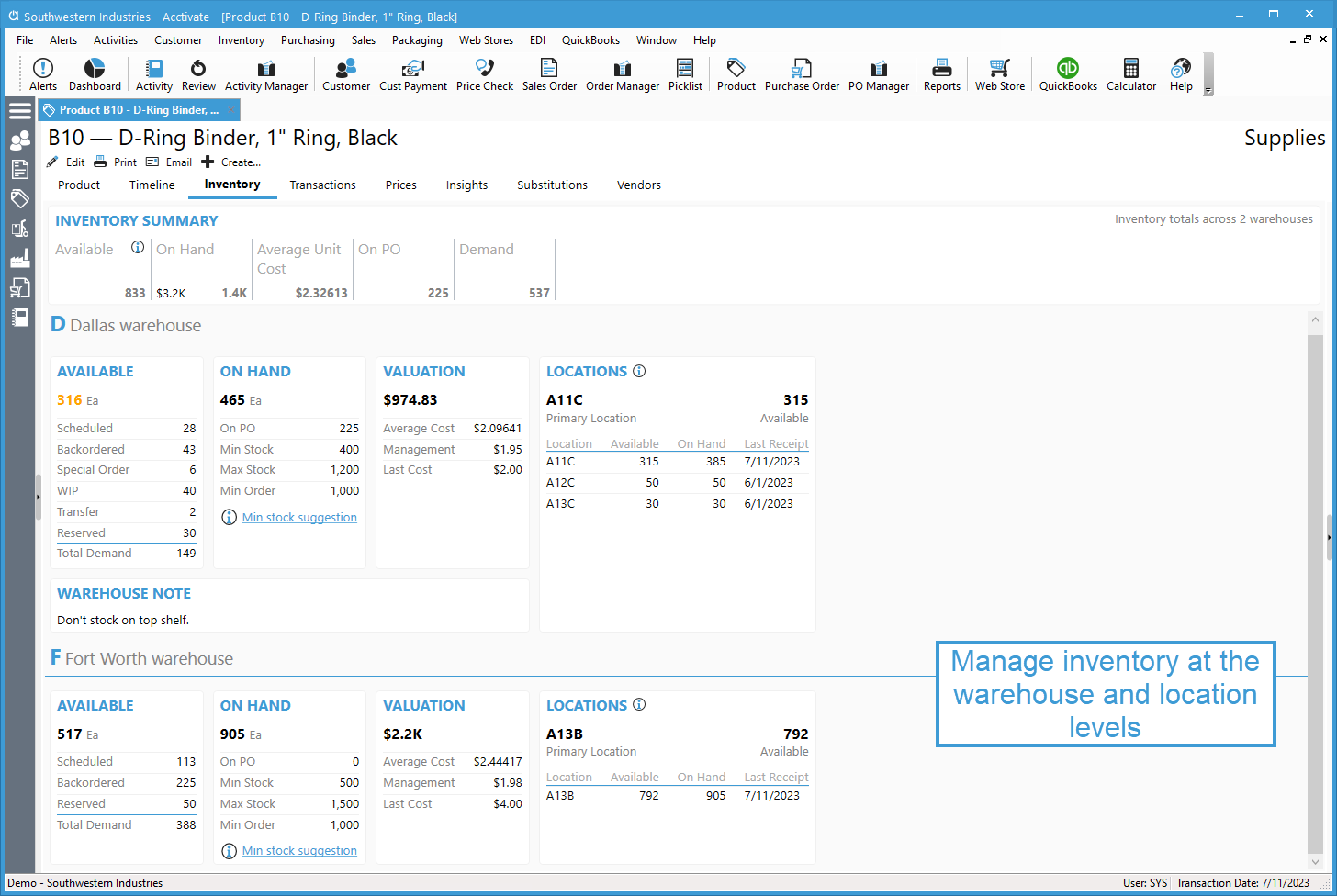 Connect Acctivate Inventory Management with QuickBooks Online | Intuit